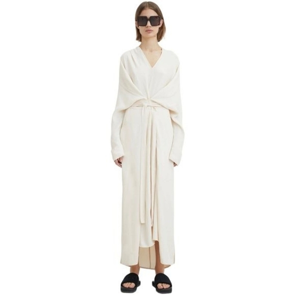 Dresses | Rodebjer Womens Large Mabelin Dress Creamy Ivory Lagenlook ...